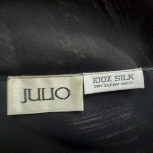 JULIO | Tops | 7s Designer Julio Evening Blouse Top 00 Silk R | Poshmark